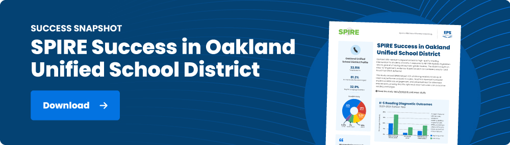 SPIRE Success in Oakland Unified School District