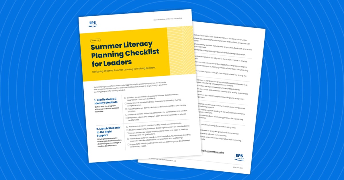 Find the Right Summer Literacy Support for Every Student