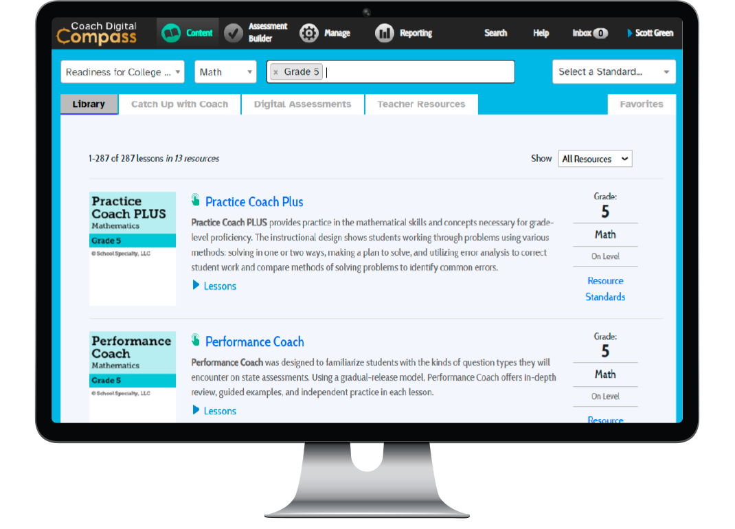 Coach Digital Compass | EPS Learning