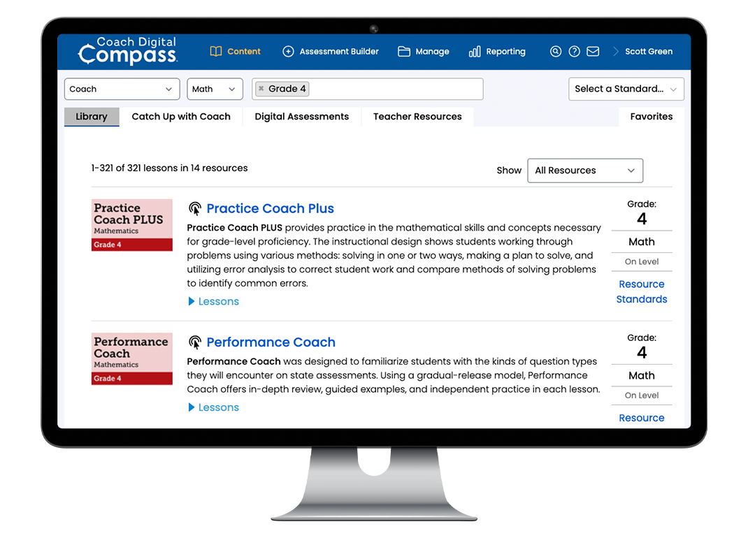 Coach Digital Compass | EPS Learning