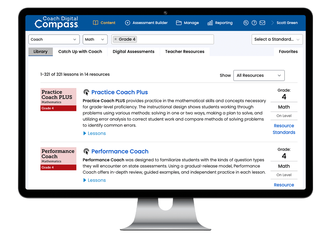 Coach Digital Compass | EPS Learning