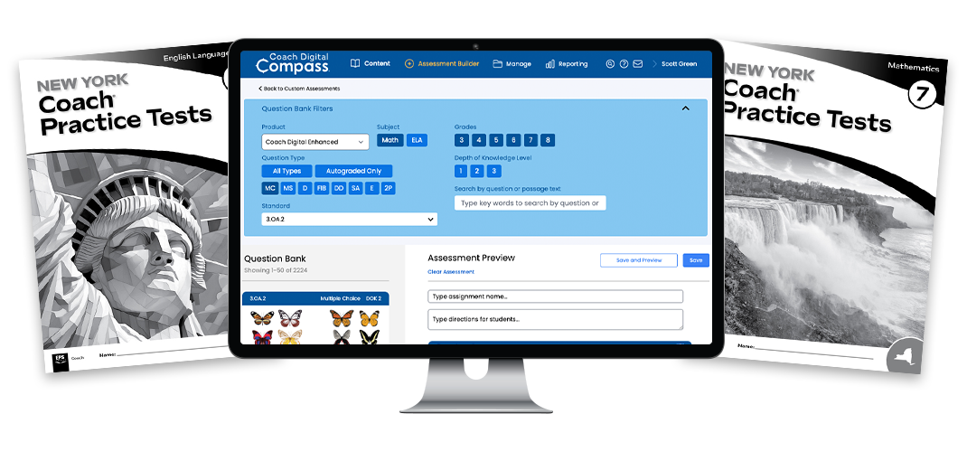 New York Coach Practice Tests | EPS Learning