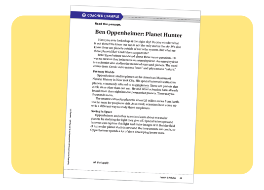 Performance Coach English Language Arts | EPS Learning